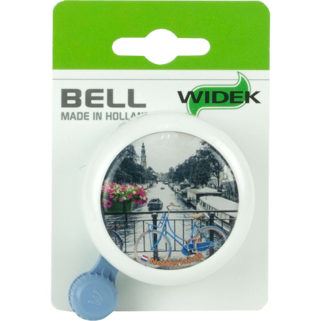 Widek bel met fiets op brug bij gracht op kaart - MijnFietsonderdelen