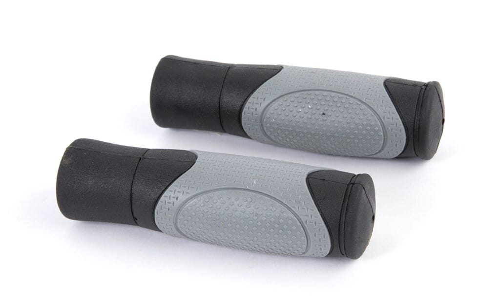 Velo handvatten kraton/gel 125mm zwart/grijs - MijnFietsonderdelen